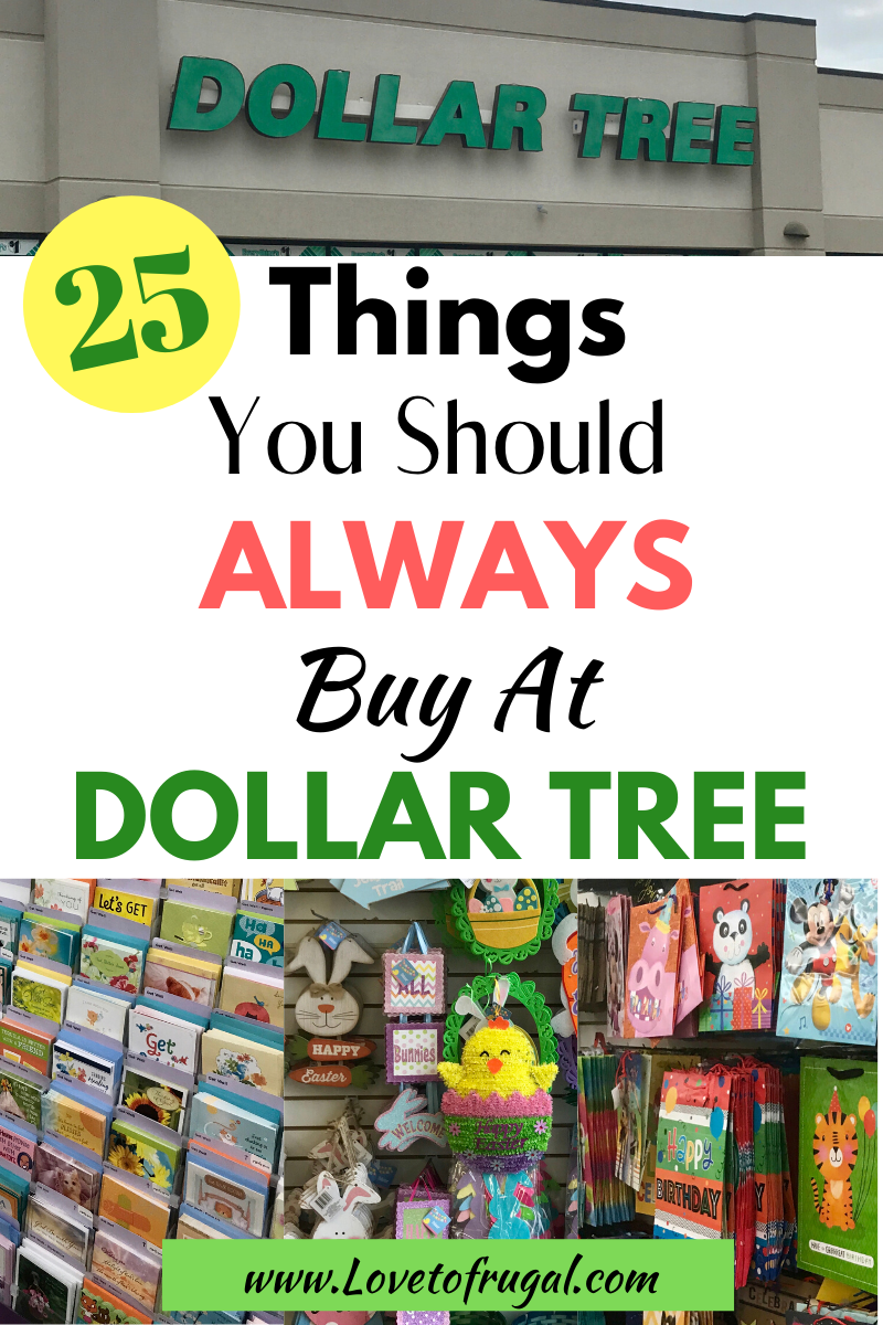 25 Of The Best Things To Buy At Dollar Tree - Love To Frugal
