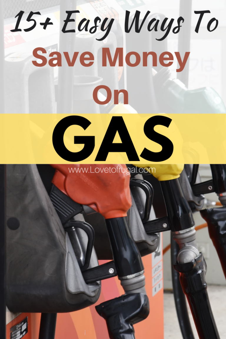 Ways To Save Money On Gas - Love To Frugal