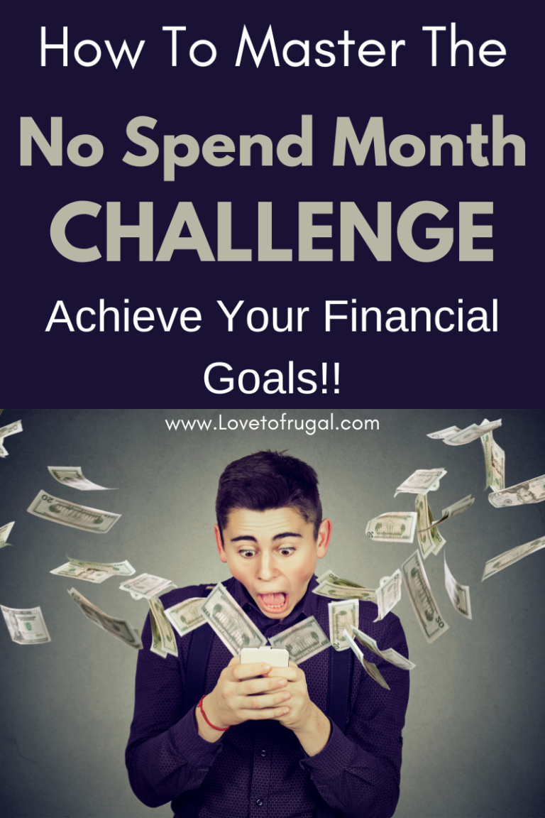 How To Improve Your Finances With A No Spend Month Challenge - Love To ...