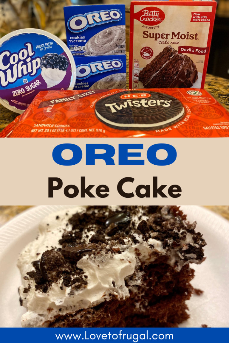 How To Make The Best Chocolate Oreo Poke Cake - Love To Frugal
