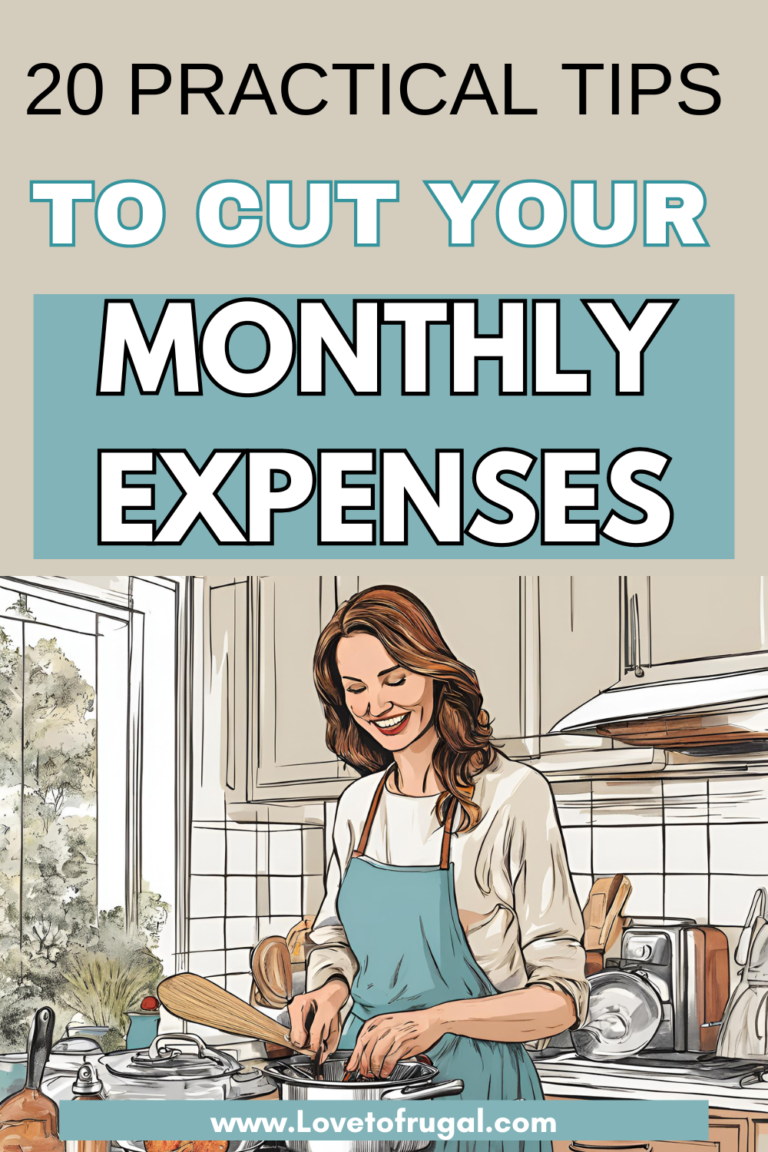 How to Cut Monthly Expenses: 20 Practical Tips for Saving Money - Love ...