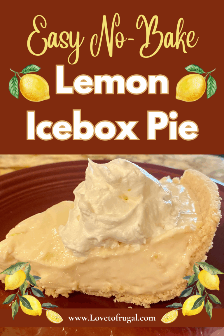 Easy Lemon Icebox Pie – A Refreshing, No-Bake Classic Recipe - Love To ...