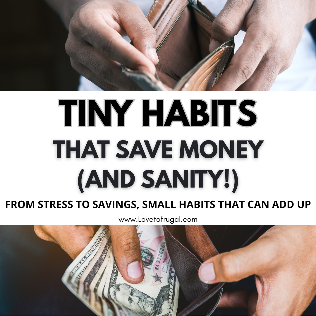 Tiny Habits That Save Money and Build Wealth - Love To Frugal